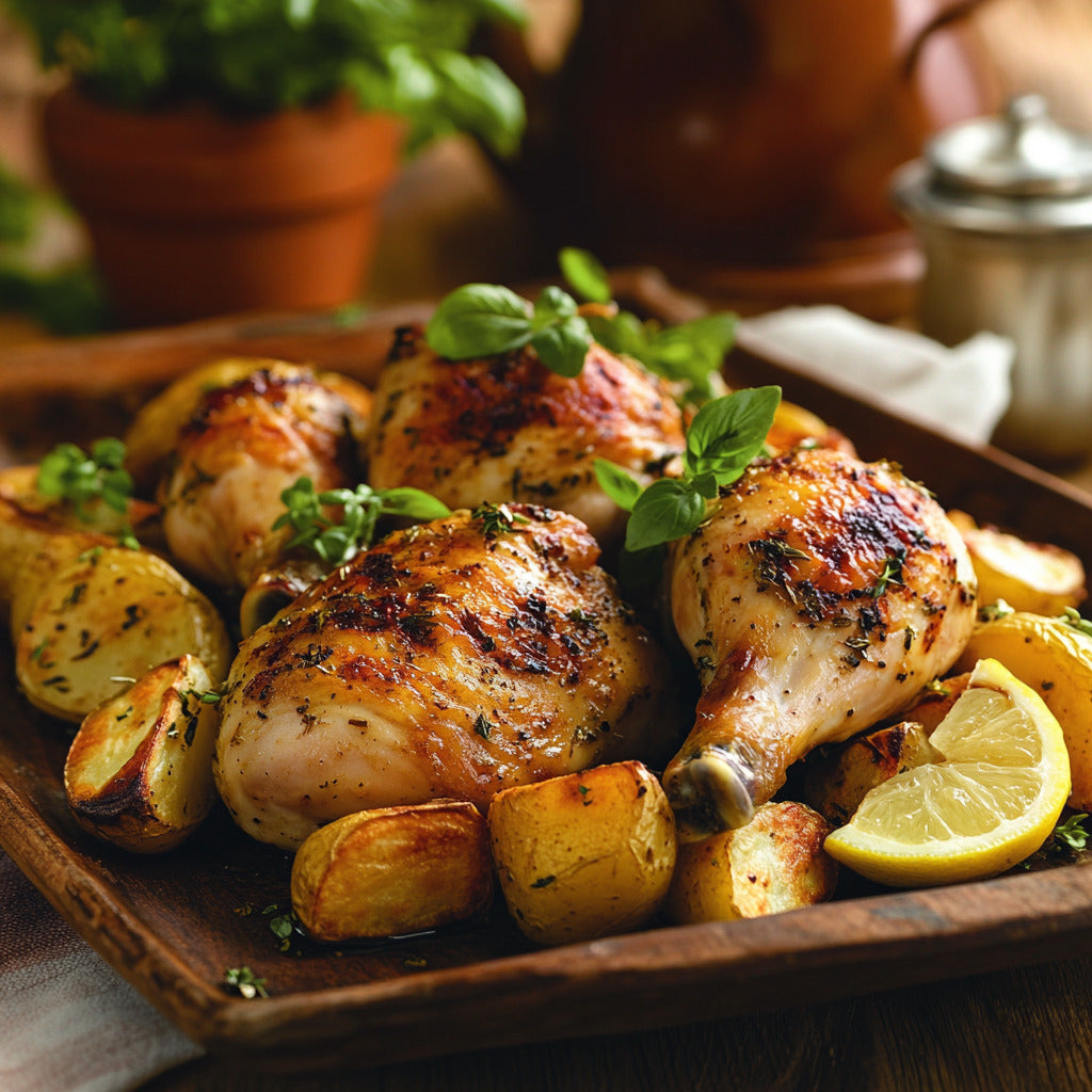 Greek-Style Roast Chicken Recipe | easyChef Pro